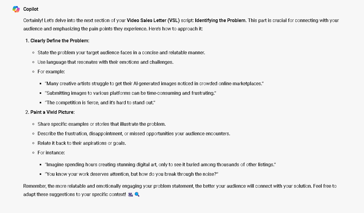 GPT Copilot Guide: Creating Best Video Sales Letters In 5 Steps With ...